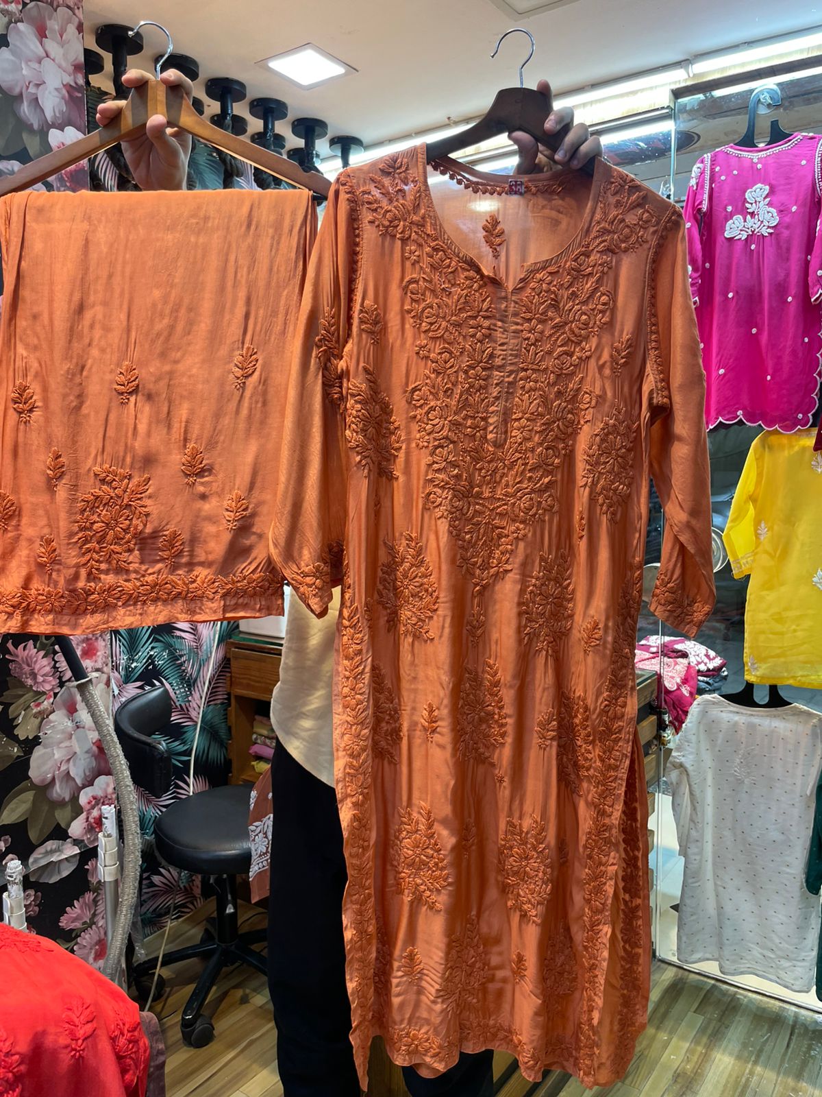 Women Ethnic Wear, Lucknowi Kurti Online, Salwar Suit - Khushi Fashion ...